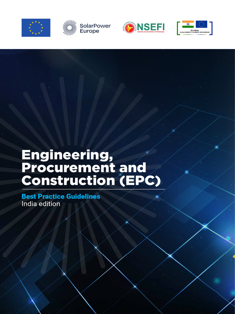 EPC India Guidelines | PDF | Solar Power | Debt