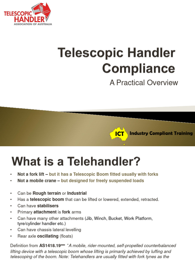 TSHA Compliance Short Presentation Gold Final | PDF | Crane (Machine ...