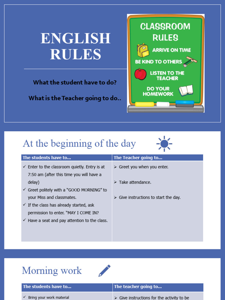 English Rules | PDF