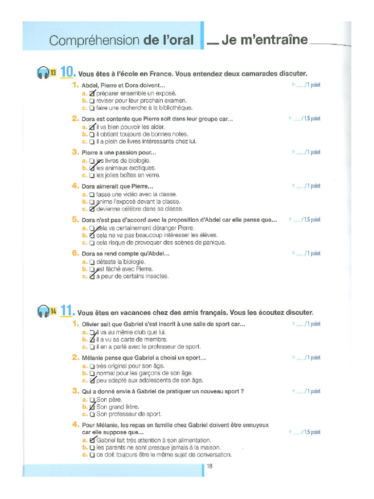 Listening Excercise | PDF
