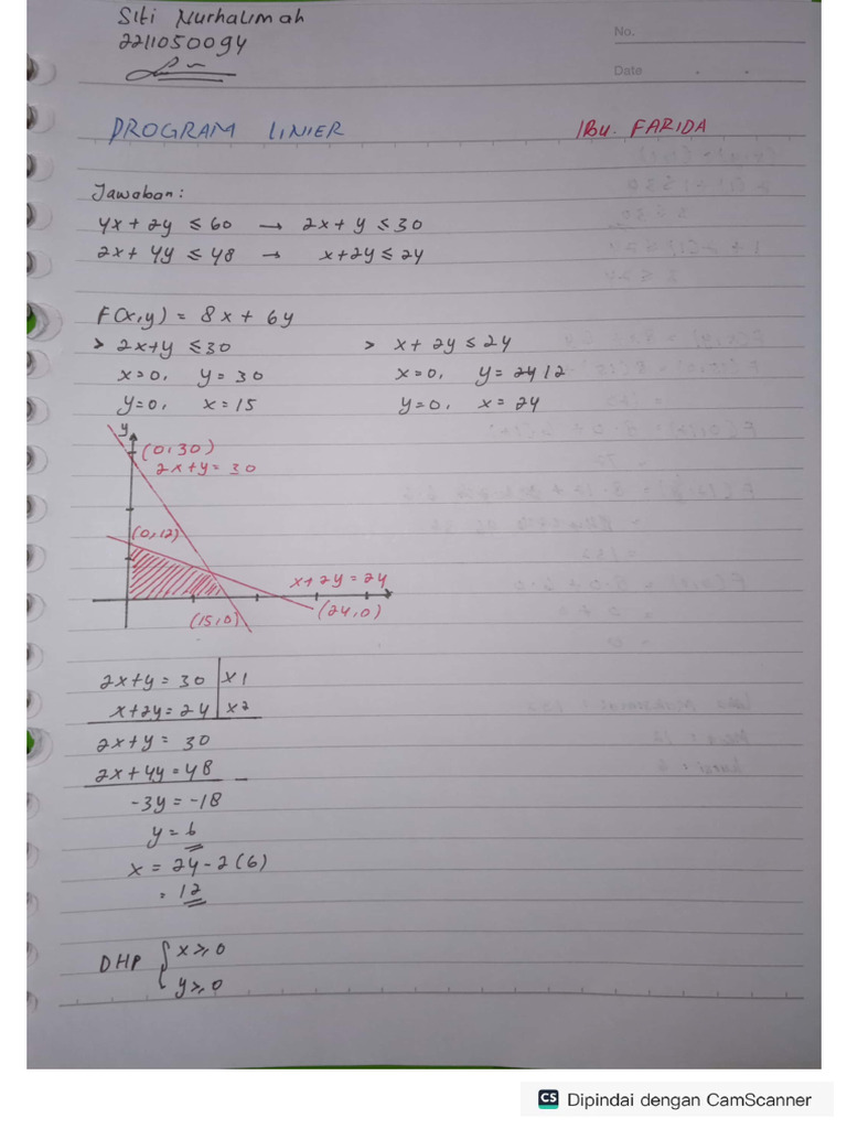 Program Linier | PDF