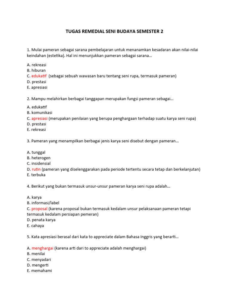 Tugas Remedial Serana X Ips 2 | PDF | Ilmu Sosial