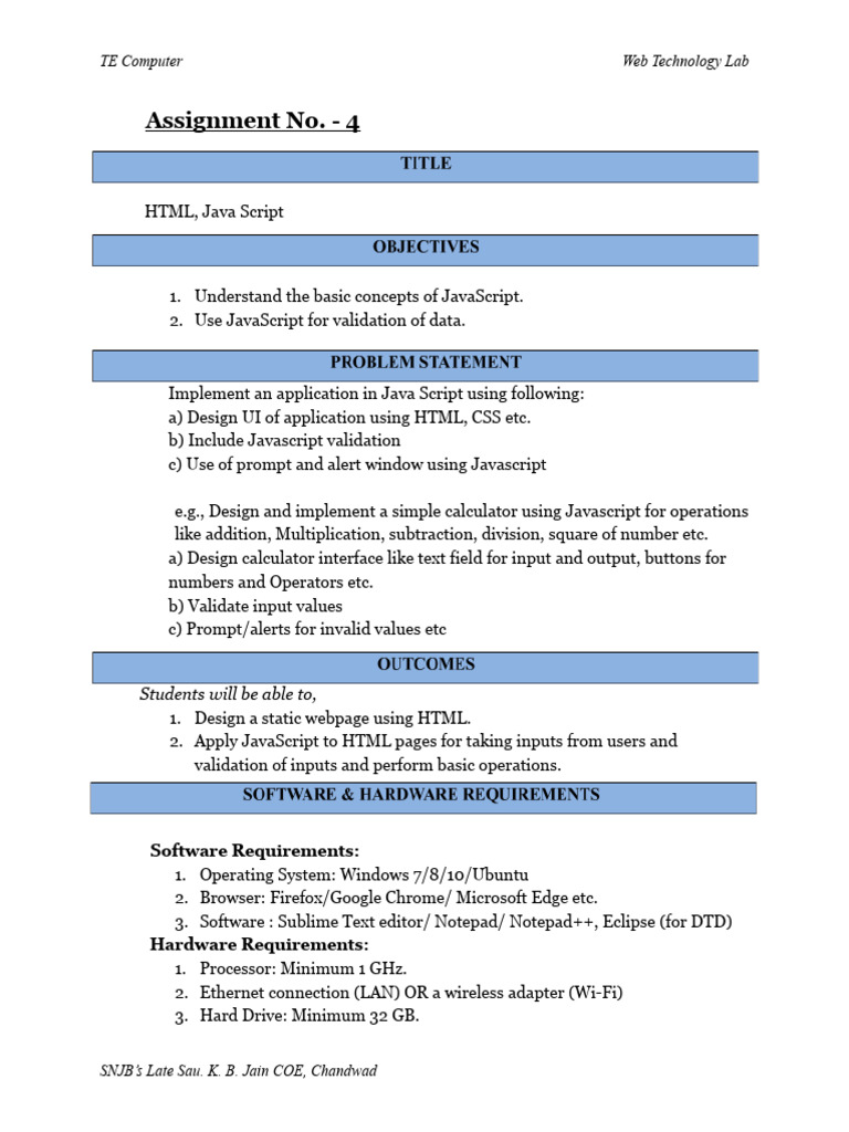 4 Java Script | PDF | Java Script | Html 4 Java Script | PDF | Java Script | Html