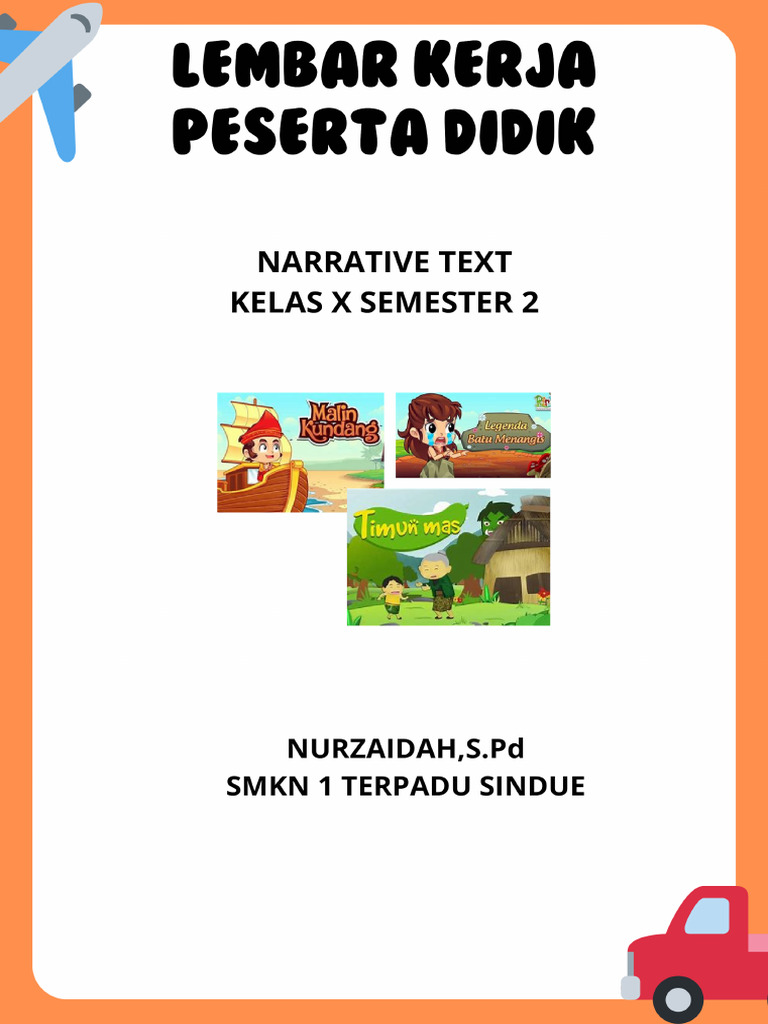 LKPD Narrative Text 1 | PDF