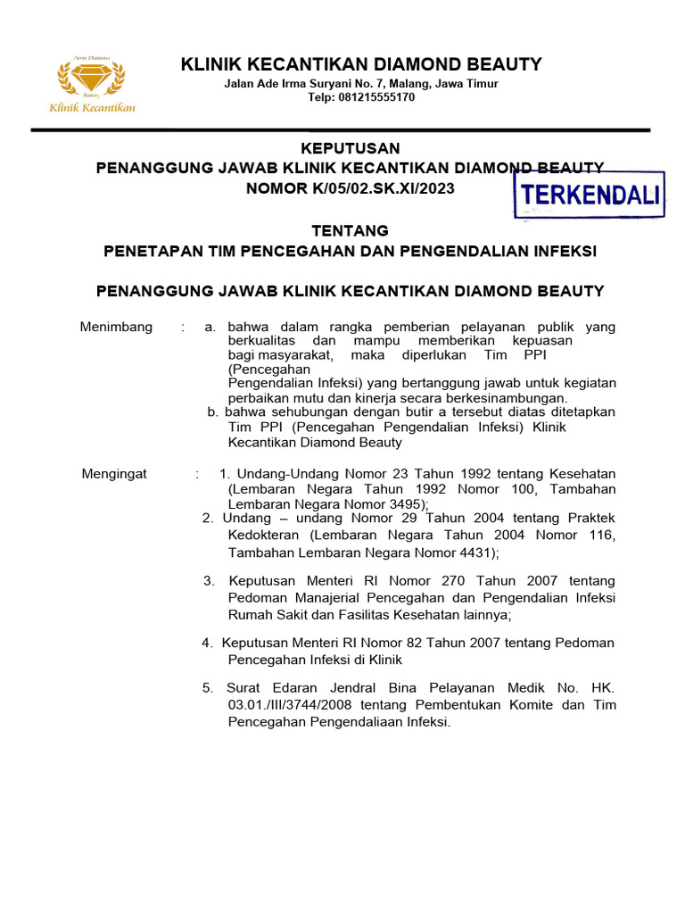Fix KDB SK Pembentukan Tim Ppi Ep5 | PDF