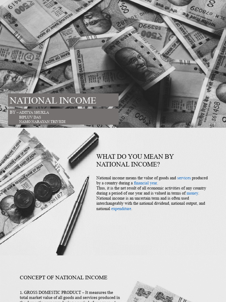 National Income | PDF | Income | Measures Of National Income And Output