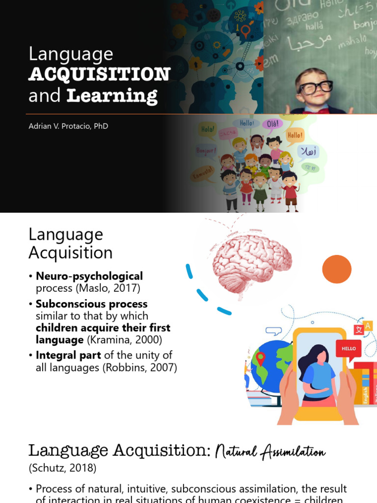 Language Acquisition vs. Learning Explained | PDF | English Language ...