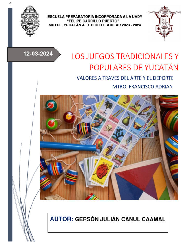 Juegos Tradicionales Yucatán | PDF