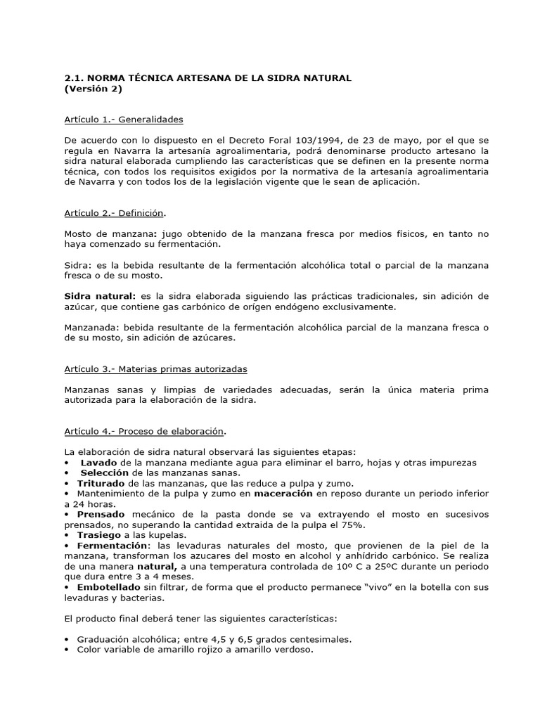2.1.sidra Natural | PDF | Sidra | Fermentación