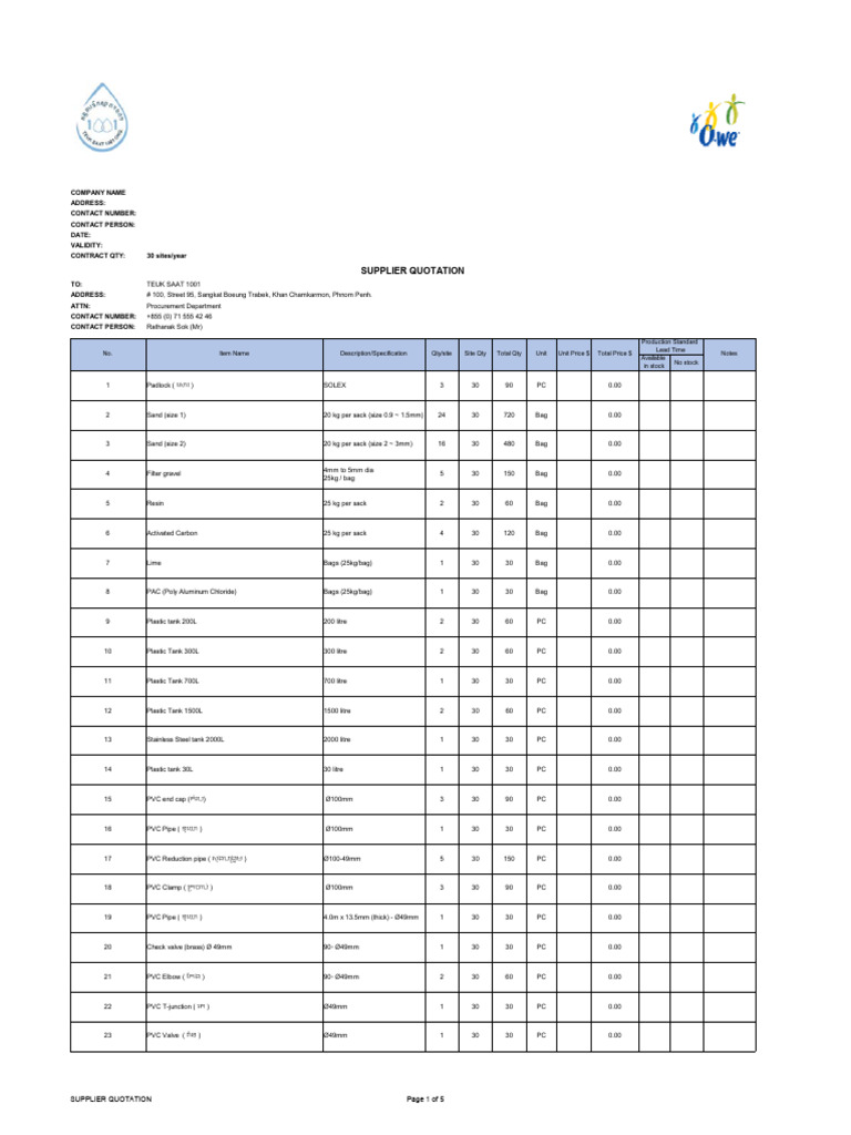 MEP List | PDF | Screw | Pipe (Fluid Conveyance)