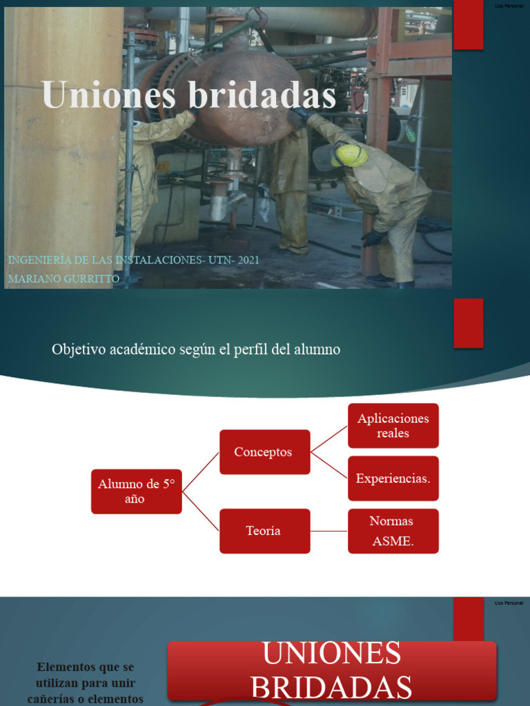 Uniones bridadas | PDF | Presión | Ingeniería mecánica