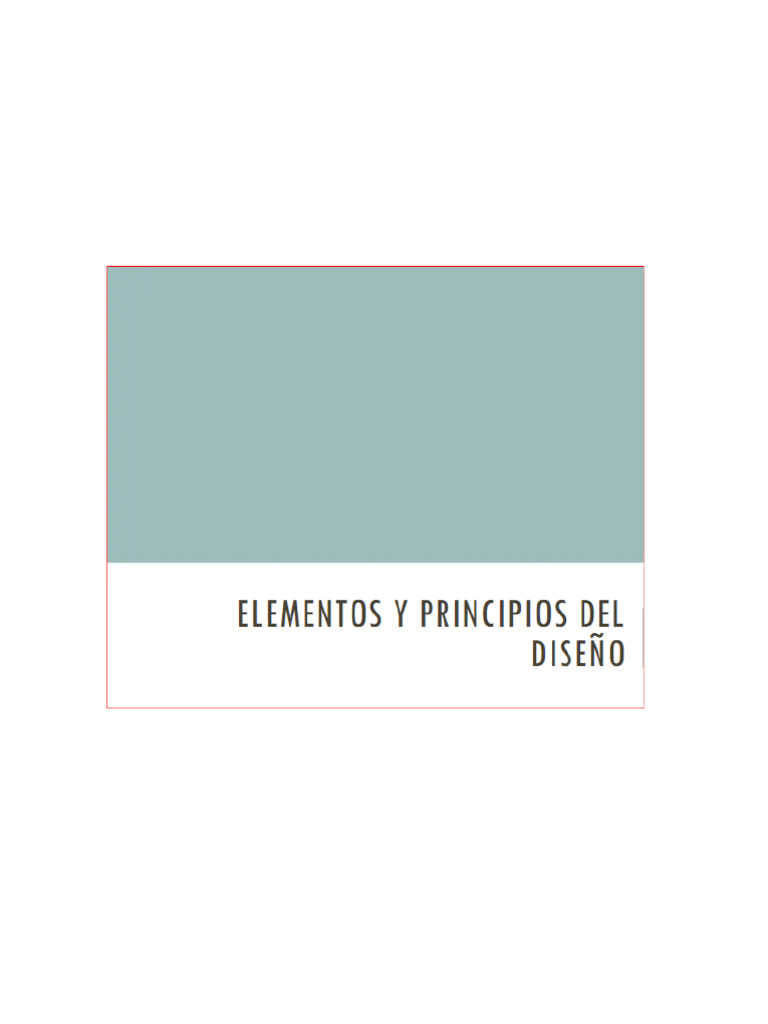 Otros Principios Del Diseño en La Moda Ejemplos | PDF