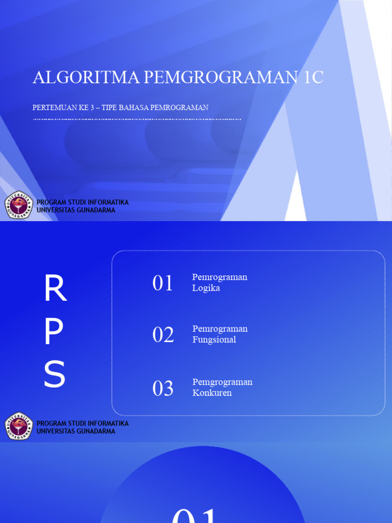 Tipe Bahasa Pemrograman | PDF | Komputer