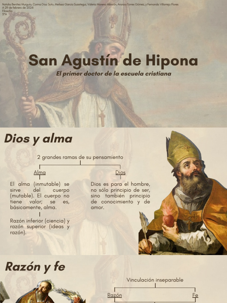 Filosofía de San Agustín: Dios y Alma | PDF | Mal | Razón