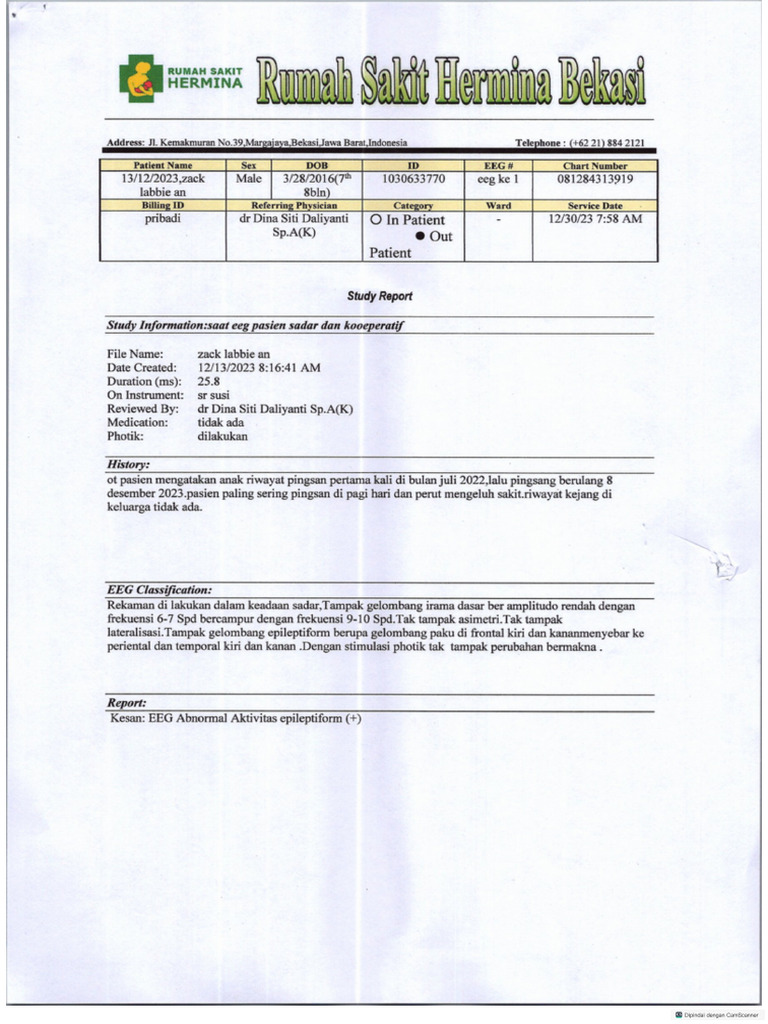 Zack Labbie - 1030633770 - Eeg | PDF