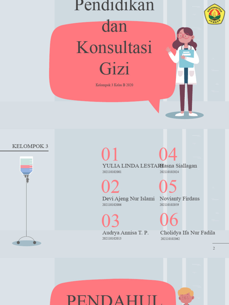 Pendidikan dan Konsultasi Gizi 2020 | PDF