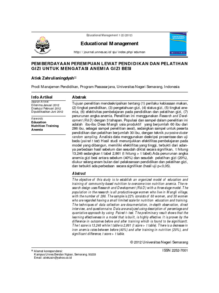 Jurnal Gizi | PDF | Kesehatan Holistik