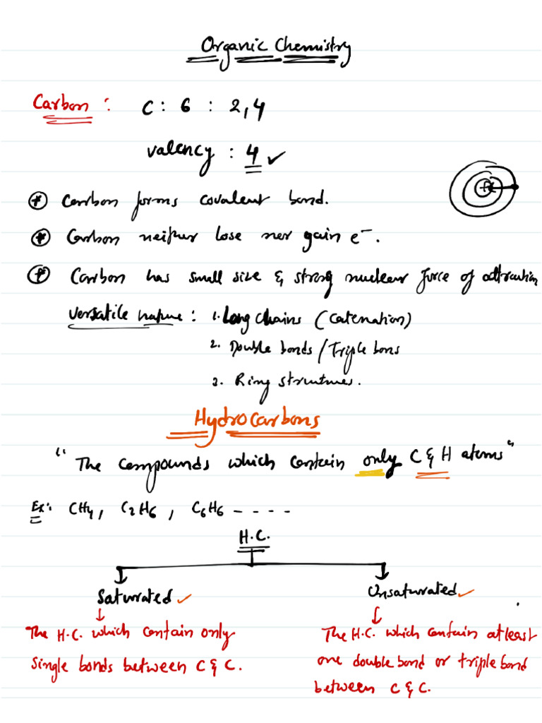 Organic Chemistry Notes IGCSE Cie 0620 | PDF
