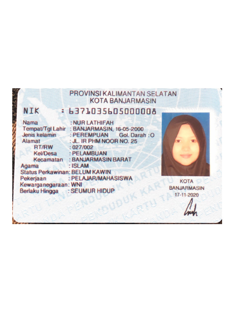 KTP Nur Lathifah | PDF