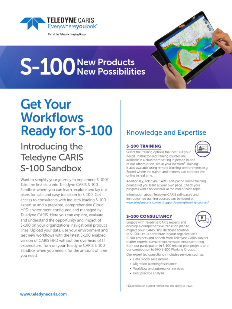 Teledyne CARIS S-100 Brochure | PDF | Computing | Information Technology