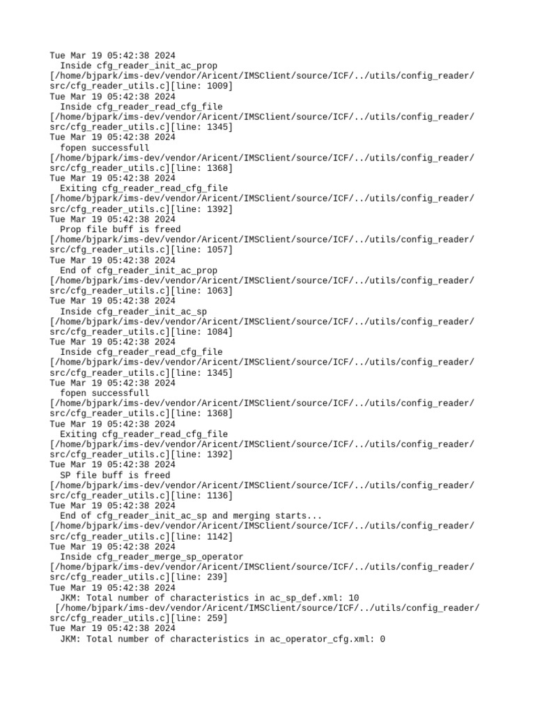 Cfgreader | PDF