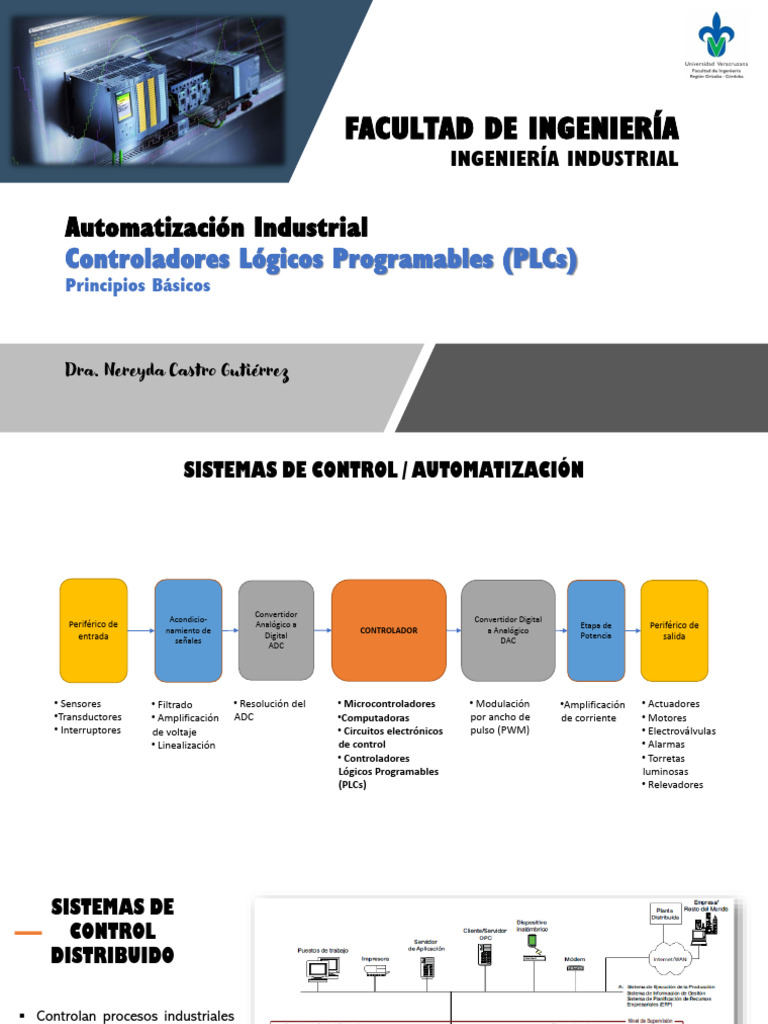 Auto - Ind - ININ501 - PLCs Intro | Descargar gratis PDF | Controlador lógico programable | Scada