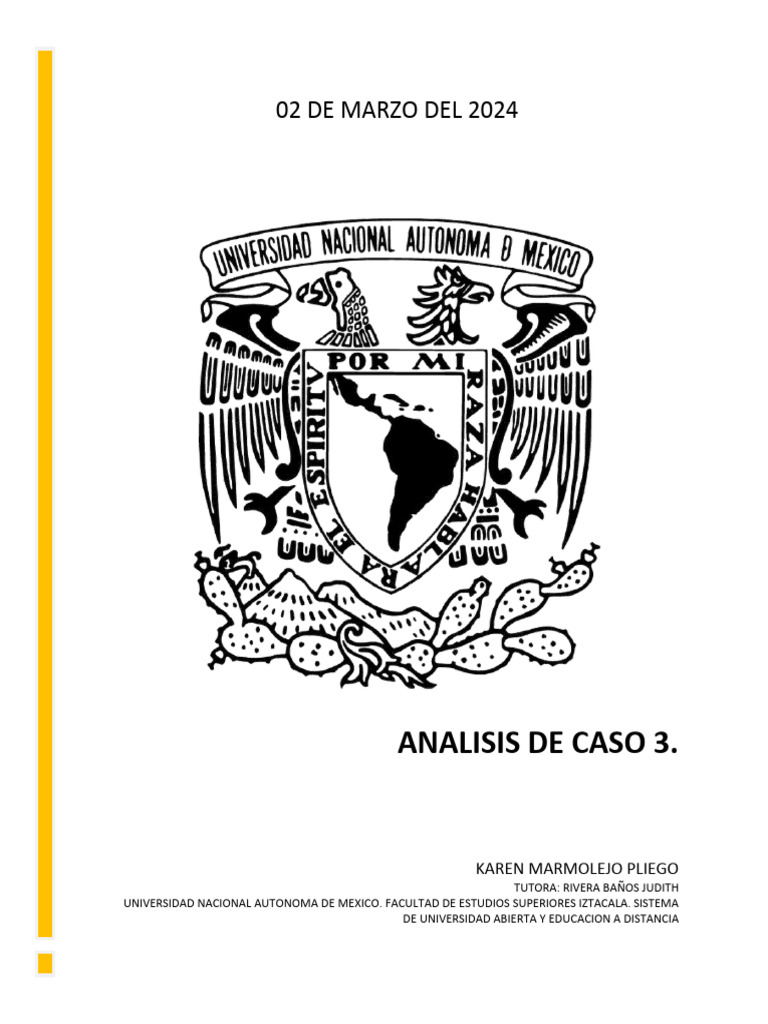 ACT. 3_U3_KMP | PDF | Comportamiento | Salud mental