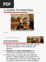 Moot Court Skeleton Argument Guide | PDF | Precedent | Separation Of Powers