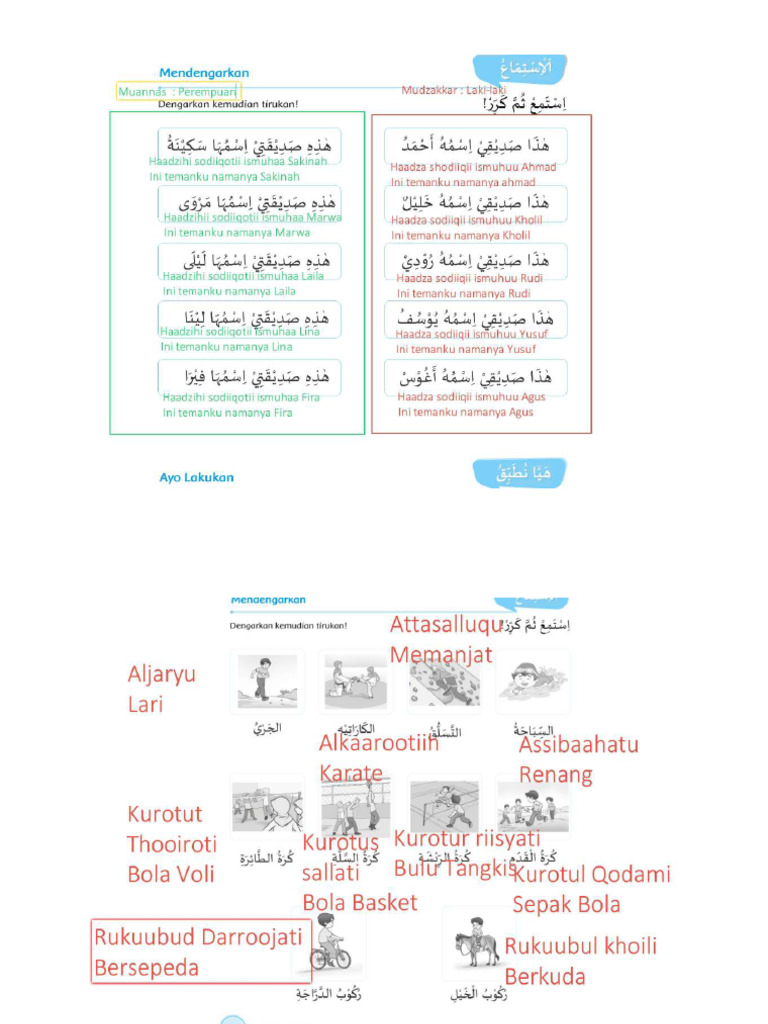 Materi Arabic Bab 4-5 | PDF