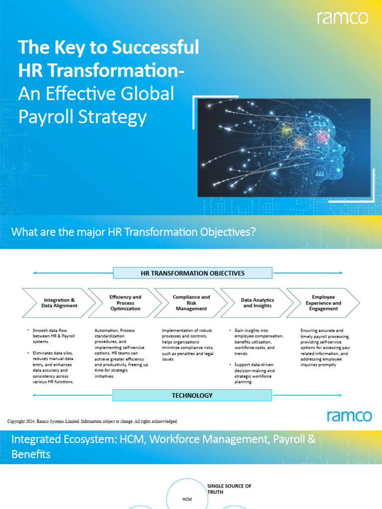 Payroll in HR Transformation| Ramco | PDF | Human Resource Management | Payroll