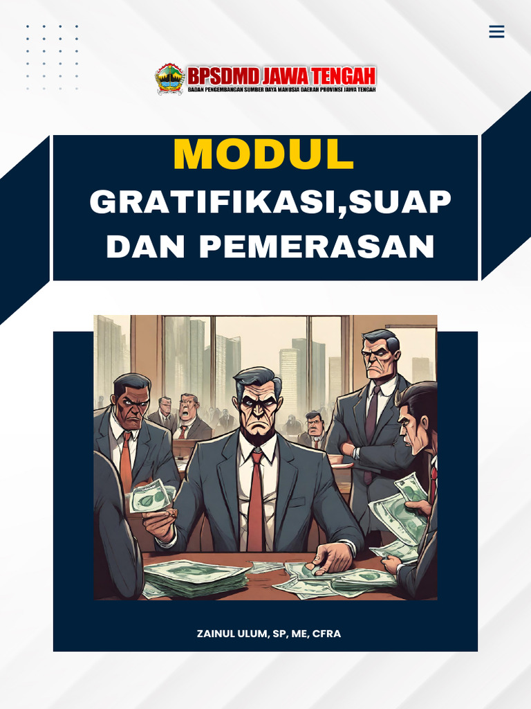 Modul 4 Perbedaan Gratifikasi, Suap Dan Pemerasan | PDF
