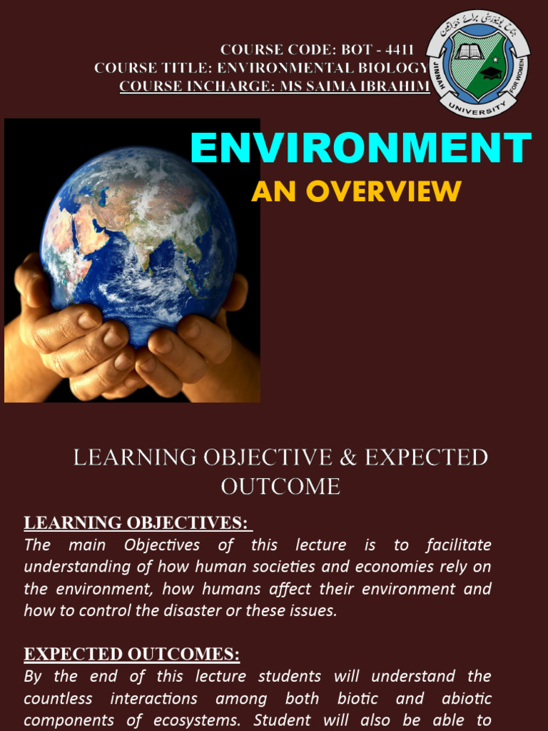 Environment Summary-1 | PDF | Ozone Depletion | Natural Environment