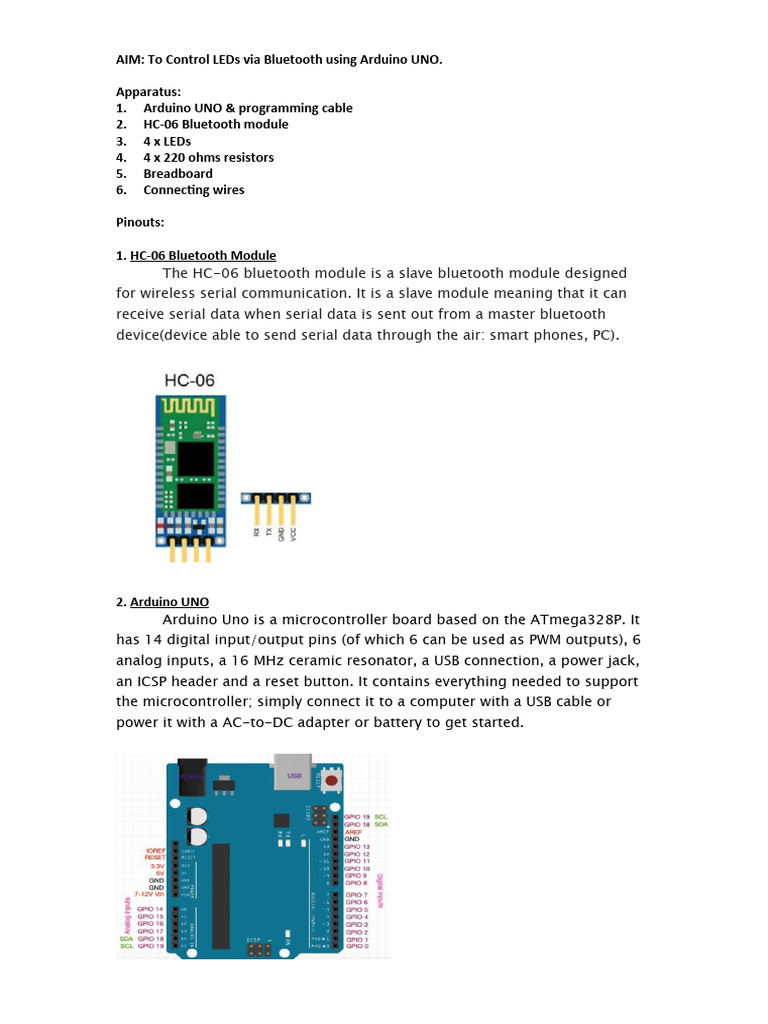 Arduino Bluetooth | Download Free PDF | Arduino | Computing Arduino Bluetooth | Download Free PDF | Arduino | Computing