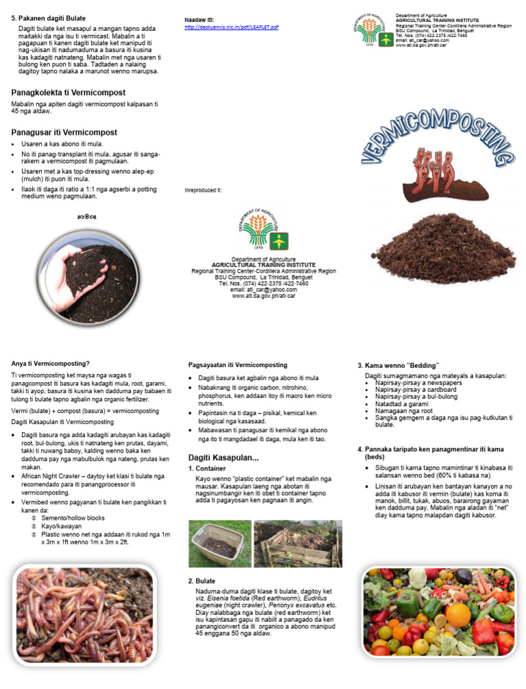 Vermicomposting (Iloco) | PDF