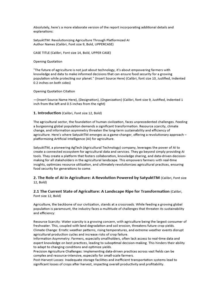 SPM Report 16 | PDF | Agriculture | Sustainable Agriculture