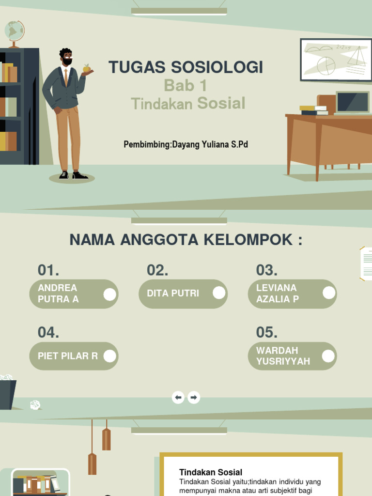 Tugas Sosiologi Bab 1 Tindakan Sosial | PDF | Kesehatan Holistik