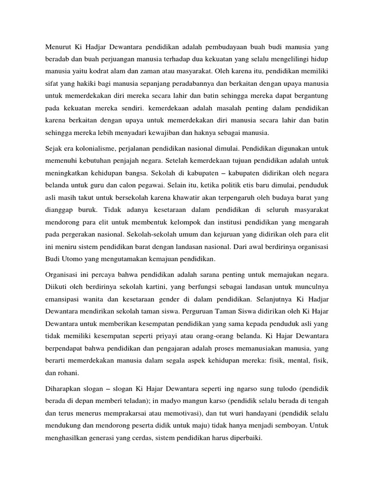 Topik 1 Ekplorasi Konsep Filosofi Pendidikan Indonesia | PDF