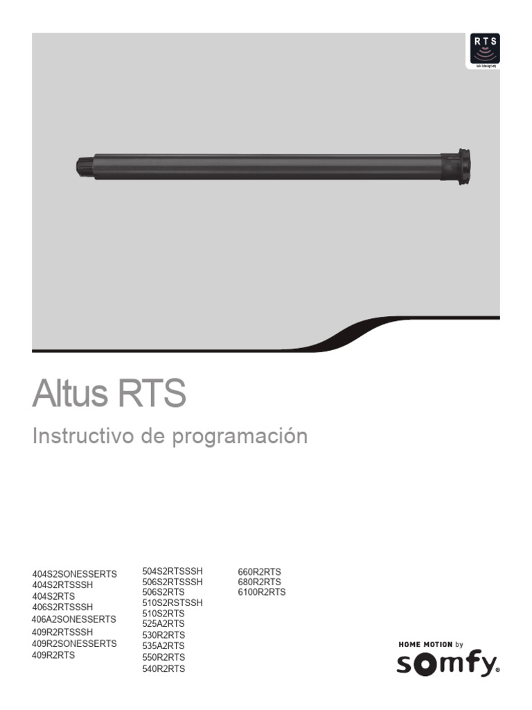 Instructivoaltus Rts | PDF | Control remoto
