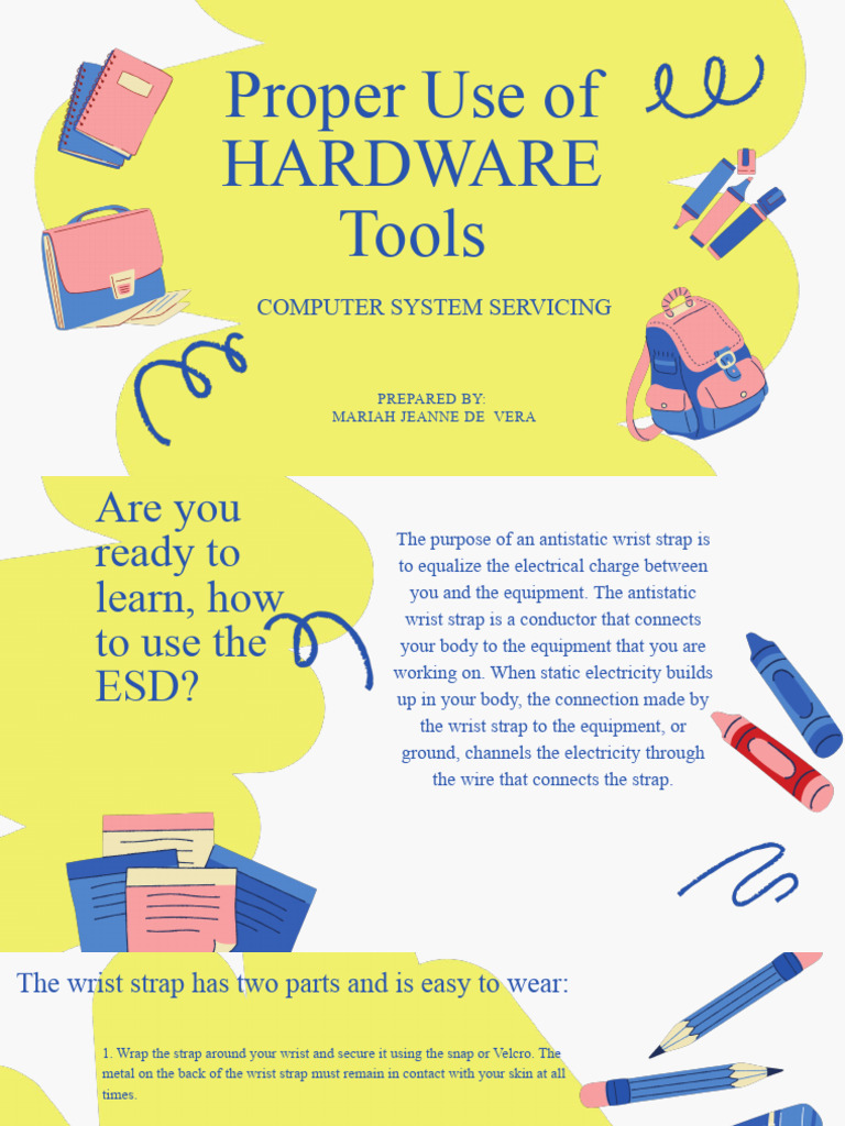 w-2-PROPER USE OF ESD TOOLS | Download Free PDF | Screw | Electrostatic ...