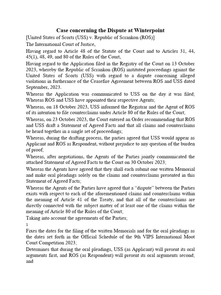 11 Case No 11 4 Issues Pdf Treaty