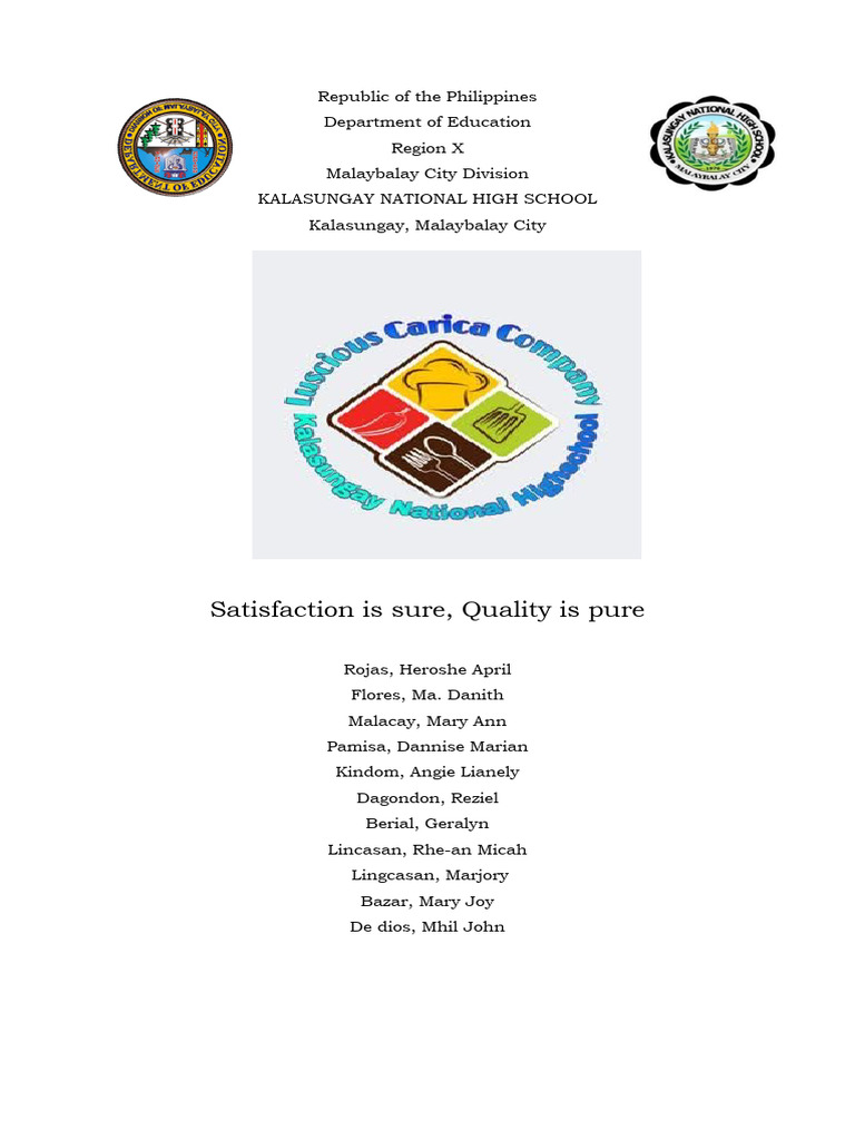 Satisfaction Is Sure, Quality Is Pure | PDF | Income