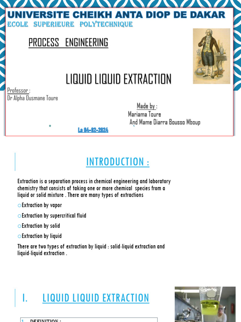 Liquid Liquid Extraction | PDF | Science & Mathematics
