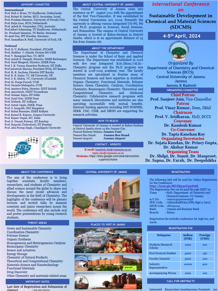 Brochure Final | PDF | Chemistry