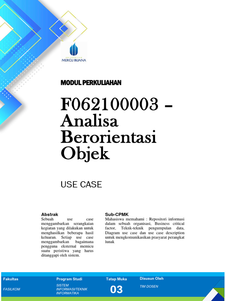 M3 Abo Usecase | PDF