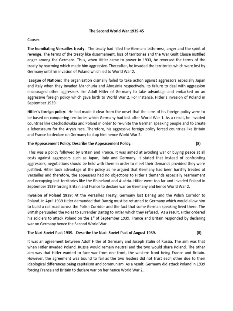 The Second World War | PDF | World War II | Adolf Hitler
