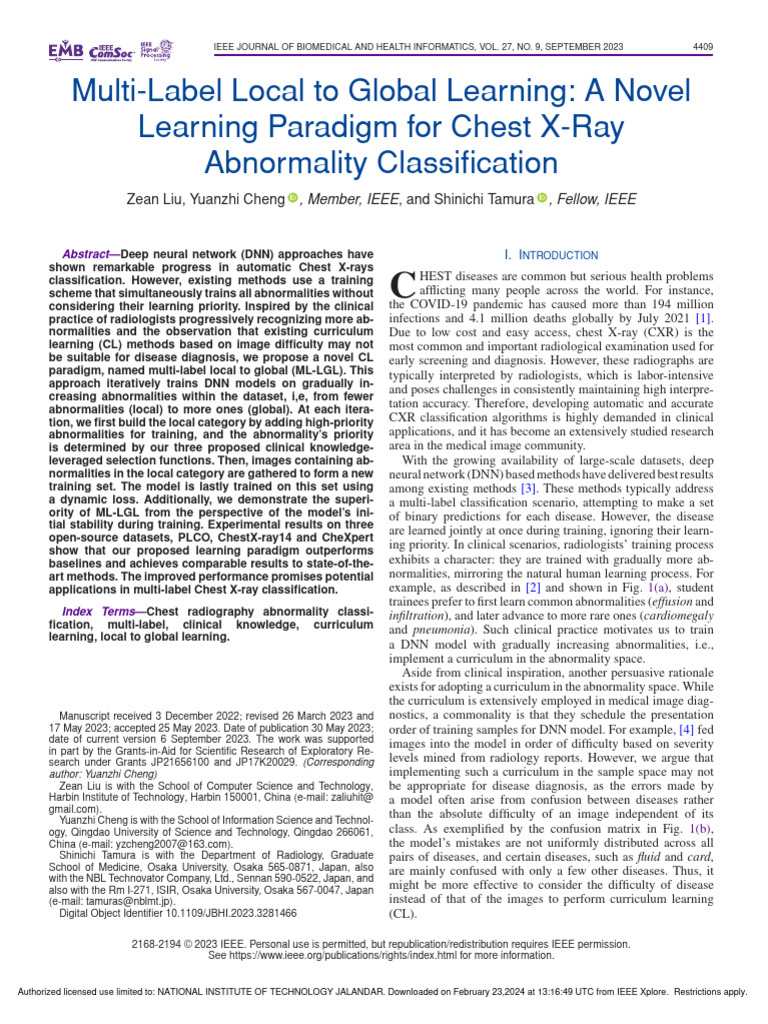 Multi Label Local To Global Learning A Novel Learning Paradigm For