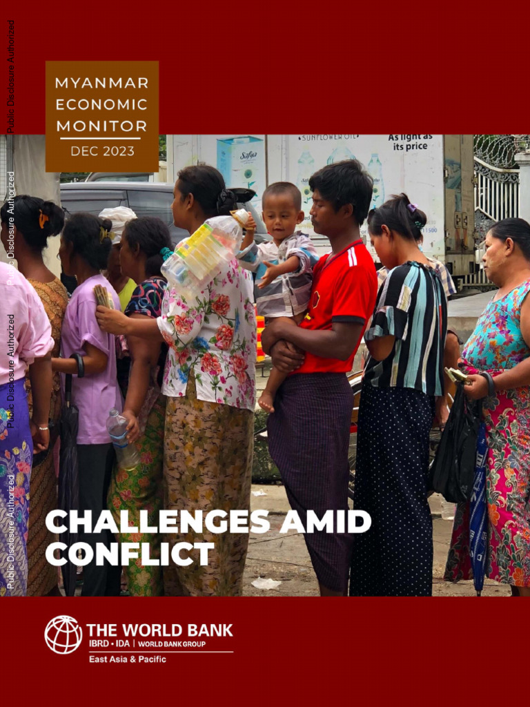 Myanmar Economic Monitor - 2023 | PDF | Inflation | Exchange Rate