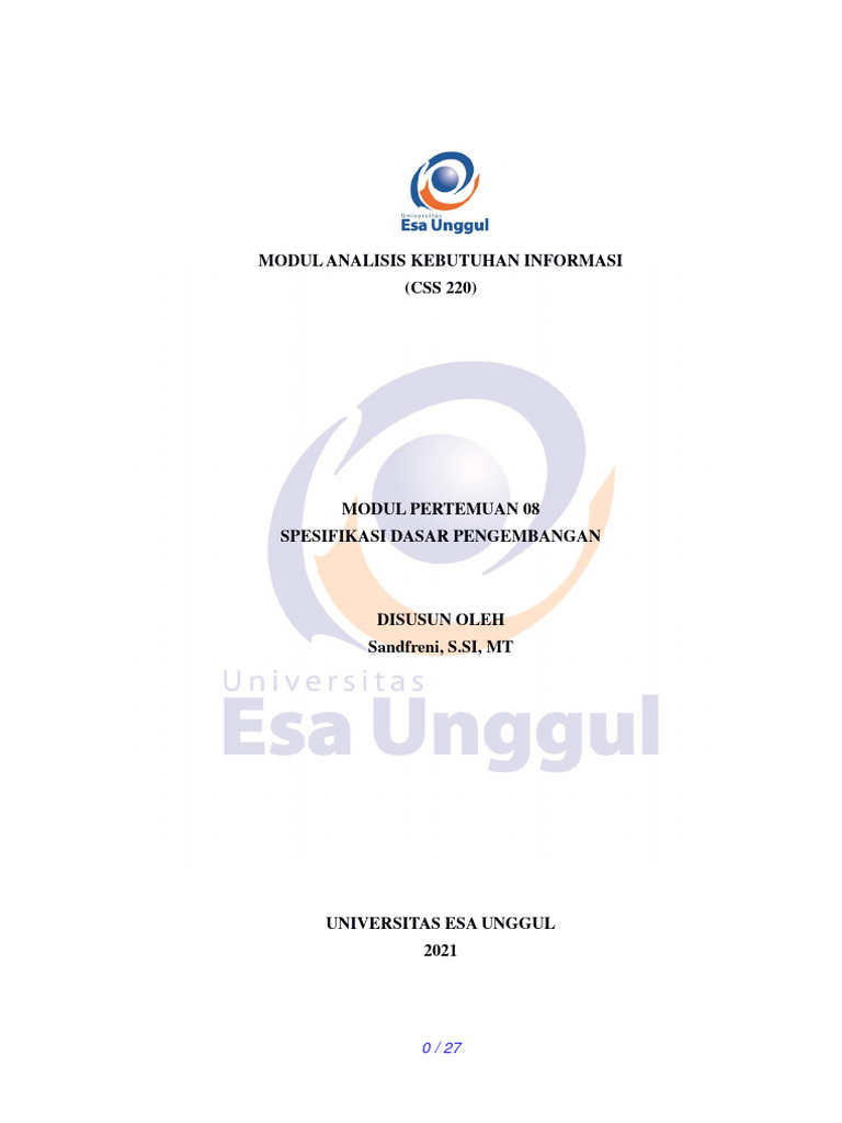 CSS220 AKI Modul-08 | PDF