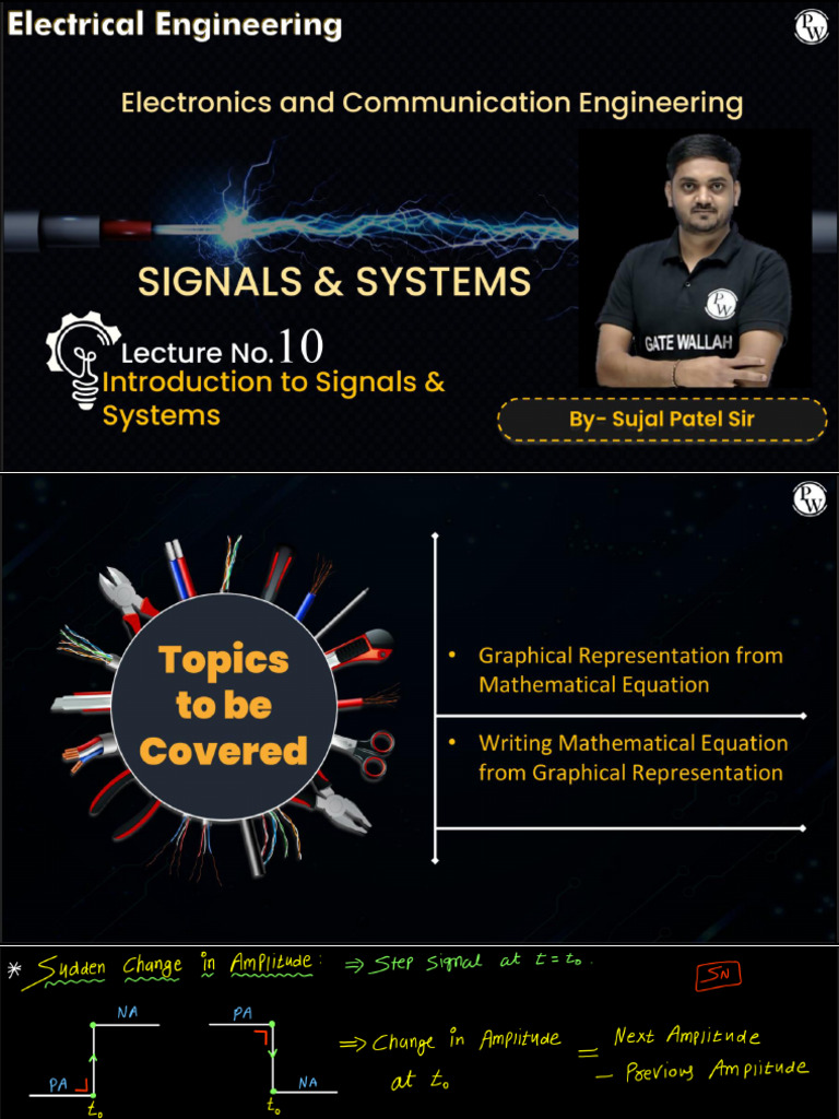 Introduction To Signals & Systems 10 - Class Notes | PDF Introduction To Signals & Systems 10 - Class Notes | PDF