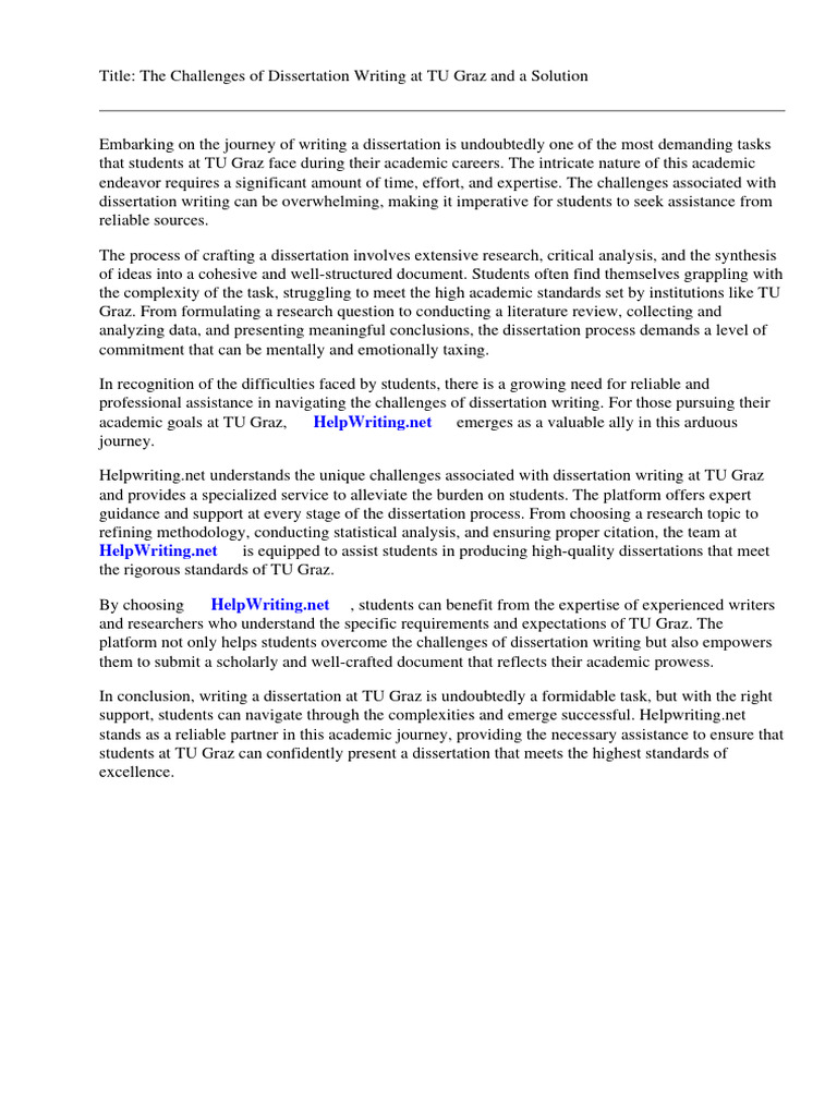 Dissertation Tu Graz | PDF | Thesis | Expert